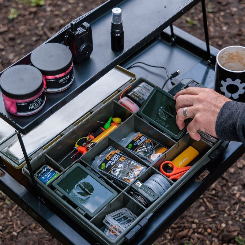 Fox Eos Loaded Tackle Box - Large - Angling Centre West Bay